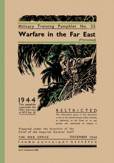 Military Training Pamphlet No 52 Warfare In The Far East 