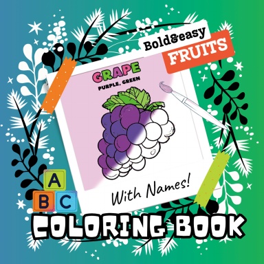 ABC: Interactive Coloring Book 'Fruits with Names'