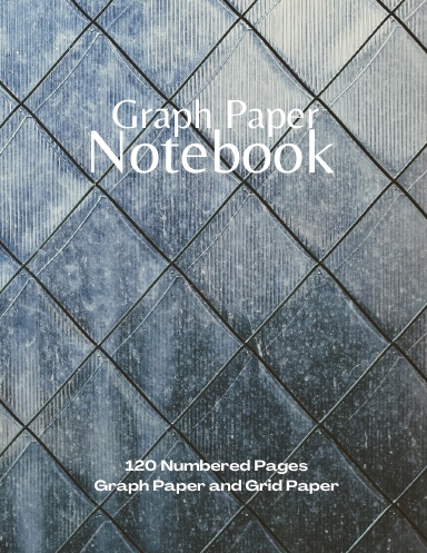 Coil Bound 8.5x11 Graph Paper Notebook with Numbered Pages
