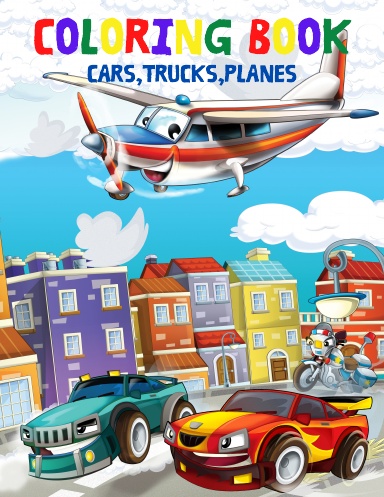 kids coloring book cars