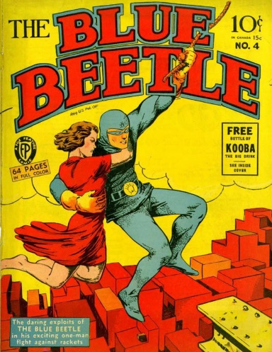 blue beetle coloring book