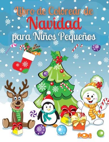 Libro de Colorear de Navidad para Niños Pequeños
