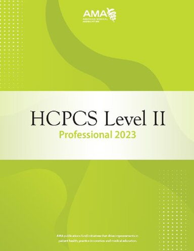 HCPCS Level II Professional Edition 2023 (HCPCS Level II (American ...