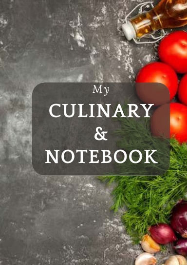 Culinary Notebook 200 Lined Pages, A4, 210x297mm